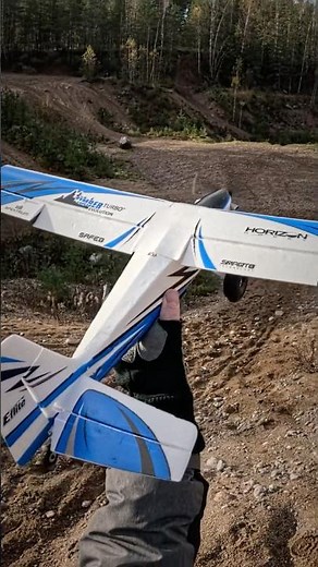 Learning to fly UMX TTE RC airplane