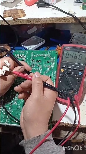 medicion de modulo IPM Aire Inverter #inverter #aireacondicionado #electronica