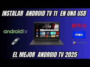 ✅ANDROID TV 11 on your USB runs directly from USB 2025 📺