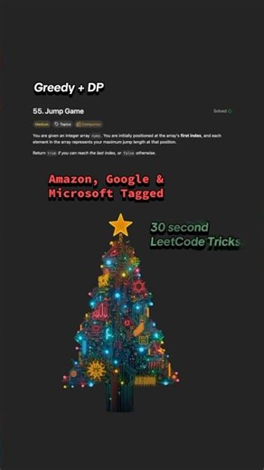 Jump Game LeetCode Tutorial #leetcode #coding