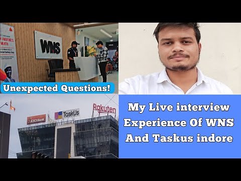 My Live interview Experience Of Wns indore And TaskUs indore | Salary? | interview Questions❓