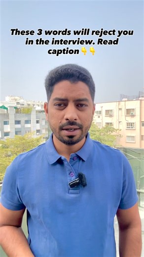 Engineer Sahab Education | If an interviewer asks, “Describe yourself in 3 words”, don’t say these three words: ❌ Hardworking ❌ Passionate ❌ Quick learner Not... | Instagram