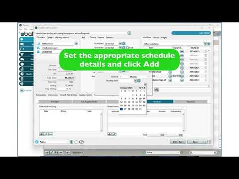 Obatics Tips & Tricks - Recurring Invoices
