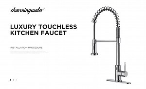 Watch How to install this Luxury Spring Touchless Kitchen Faucet? on Amazon Live