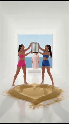 Building a Dream Heart Pool & Indoor Beach for Grandma! ✨ #diy #indoorbeach #heartpool