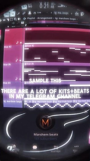 post loops everyday in tg: marshem beats #marshem #ginseng #loops #beat #producertok #producer