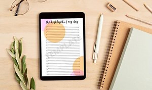 Printable Daily Journal Prompts Template | Highlight of the Day PDF | Monthly Reflection Planner | Instant Download - Etsy Canada