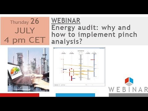 WEBINAR : Energy audit why and how to implement pinch analysis