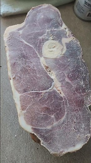 Salt curing pork!