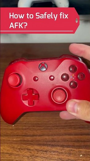 How to SAFELY AFK on Xbox One or PS5 without destroying your Controller #shorts