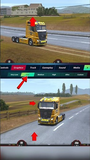 Graphics settings⚙️ TOE3🚛 ##shorts #ytshorts #toe3