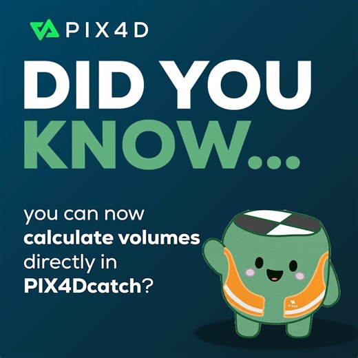 Did you know... You can measure and get accurate volume measurements right on-site with PIX4Dcatch using just your phone. 📱 Watch our video to see how it works! Try PIX4Dcatch for yourself: https://www.pix4d.com/product/pix4dcatch/ #PIX4Dcatch #Surveying #Construction #Digitalconstruction | Pix4D