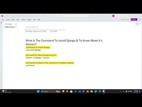 How to Install Django & Check Django Version | Beginner Tutorial