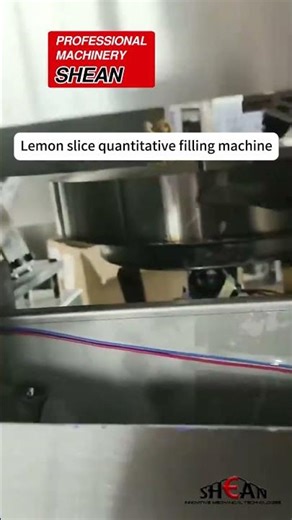 #packingmachine Lemon Slice Quantitative Filling Machine