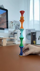 🌀✨ **Spin away stress with *hypnotic* vibes!** 🧠💫 Meet the **Swirl Vortex Desk Toy**—a *3D-printed marvel* that melts anxiety with every twist and twirl! 🌪️🖐️ Perfect for fidgeters, thinkers, or anyone who craves a touch of *mesmerizing* desk decor. 👉 **SWIPE** to see its *dual-color vortex* in action—crafted with **precision 3D printing** for buttery-smooth spins! ✅ **Spiral 3D design** = endless tactile satisfaction. ✅ **Pocket-sized** = take your zen anywhere (work, school, *or* coffee 