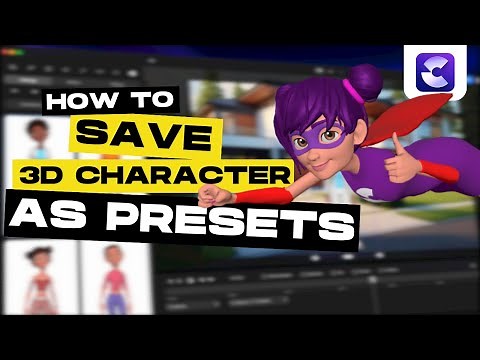 CreateStudio - Save Custom 3d Characters as Presets [NEW UPDATE]