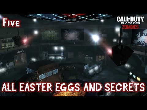 Five - All Easter Eggs and Secrets (Black Ops Zombies)