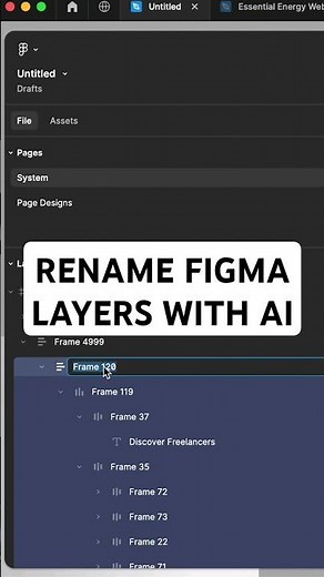 How to use Figma AI to rename your layers | Config 2024 #figma #figmatutorial #figmatips #ai #ui