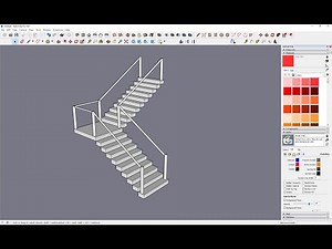Sketchup staircase