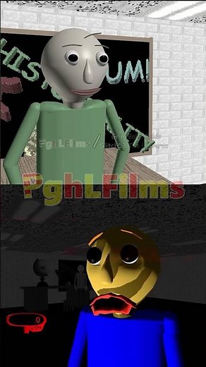 Baldi Roasts Badsum Vs. Baldi Doesn't Roast Badsum!! #baldisbasics #pghlfilms