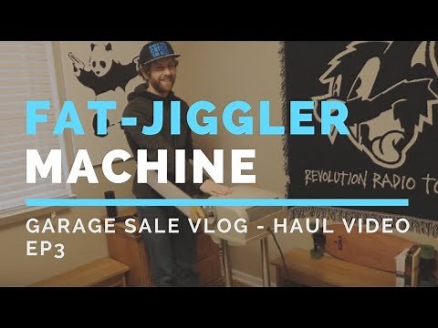 Fat Jiggler Vintage Exercise Belt-Machine | Garage Sale Vlog Haul of The Week