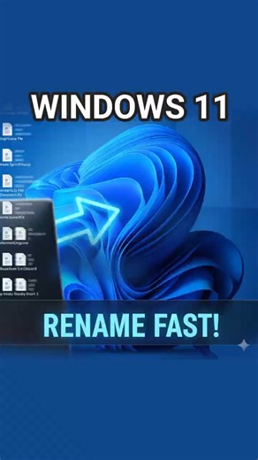 Rename 100 Files in 3 Seconds 😱 Hidden Windows Trick! #shorts