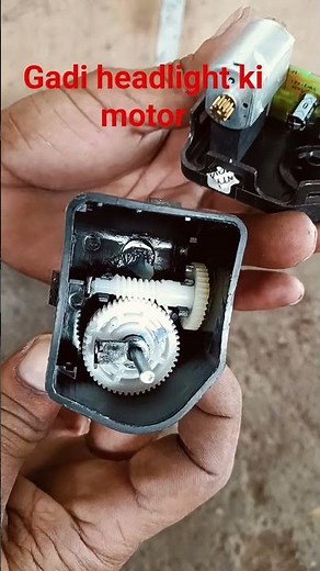 Headlight leavlling motor how it work works। what's is inside।diy konw your car