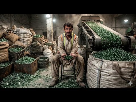 How Recycled Glass Is Turned Into Industrial Glass Beads | Manufacturing Process