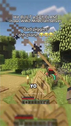 Bad Piggies ahh WW2 Biplane Flans Mod 💀