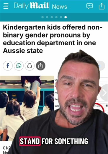 9.7K views · 591 reactions | 1 min 48 路‍♂️✋ WOKE-STRALIA IS SICK! More disgusting grooming in Australia Is this the most piss weak nation on earth? I think so. #pissweak #woke #degeneracy | Dave Oneegs | Facebook