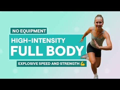 20-Minute Explosive Full Body Workout | Best Plyometric Exercises for Speed & Power (No Equipment)