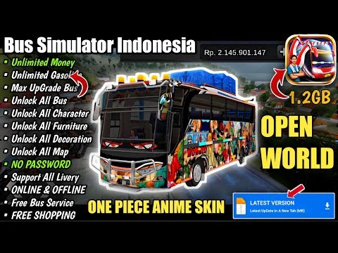Bus Simulator Indonesia Mod Apk v4.1.1 (2025) | Unlimited Money, All Bus Unlocked | Livery One Piece