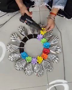 Disposable plate reuse - Best out of waste #bestoutofwaste #craft #walldecor | Craft Engineer