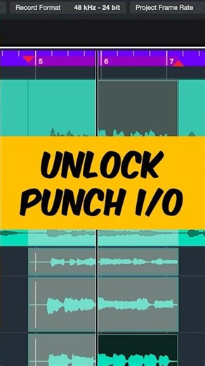 How to unlock punch points in Cubase #cubasetutorial