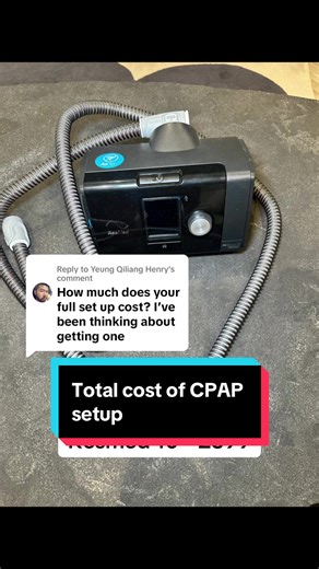 Replying to @Yeung Qiliang Henry Here is a breakdown of the cost in the UK. Some websites offer bulk deals and you can get it tax free if you provide a letter from doctor proving you have Sleep Apnea. Still very expensive though. #CPAP