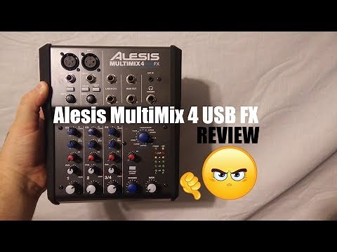 Alesis MultiMix 4 USB FX - Honest Review