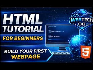 Learn HTML Basics by Building Your First Webpage