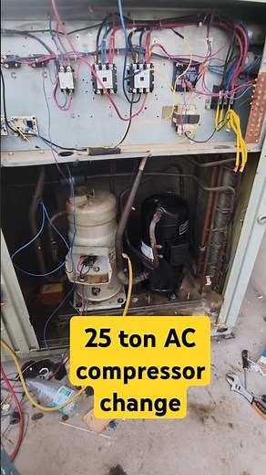 25 Ton AC Compressor Repair & System Flashing