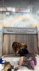 39K views · 330 reactions | You guys ready to see another beautiful technique coming your way?! Hold on for the ride. This one makes me tired just watching!  This time I’m using different color stains and I need paint thinner in order to put on the last coat of white. Who wants the same thing when you can have a one of a kind technique. Each technique is different and it rarely ever looks the same.  | Brush and Broom | Facebook