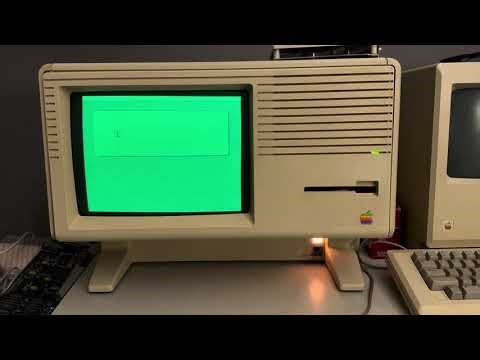 Apple Lisa 2/10 Booting Into MacWorks