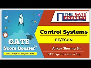 Control Systems (EC/EE/IN) - Most Important Questions for GATE 2020