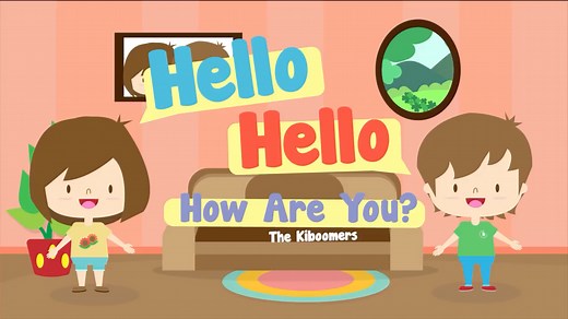 少儿英语 英文儿歌 日常用语歌 Hello！How are you?
