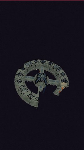 END SPACESHIP in MINECRAFT | Epic Space Build Timelapse 🚀⛏️ #minecraft #minecraftbuilding #gaming