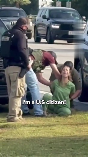 🚨 BREAKING | TRAFFIC STOP A U.S. citizen was detained by ICE on her way to work, still wearing medical scrubs. She was released only after agents checked her ID. Questions are growing: Why not check ID first? And why do agents cover their faces? Many are calling this another example of overreach and intimidation—and demanding answers. America deserves transparency. 🇺🇸 #BreakingNews #ICE #CivilRights #USCitizen #Accountability #HumanRights #TrafficStop #USA #TrendingNow | Global News