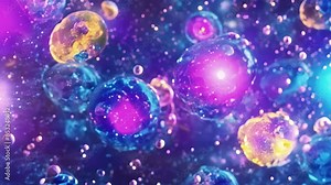 Microphotograph capturing the formation of memory B and T cells during lymphocyte activation providing longterm protection against re.