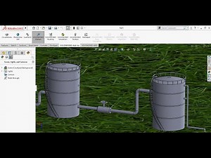 Oil tank design in solidworks | Solidworks tutorials | ANYONE CAN DESIGN | TANK DESIGN