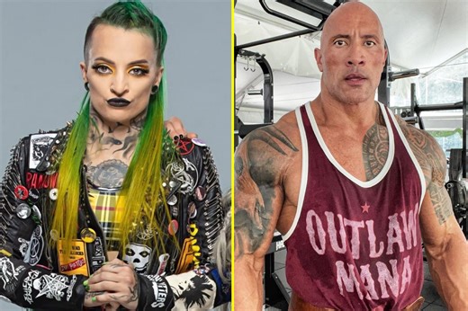 legend The Rock sends classy message to Ruby Riott after her shock WWE release