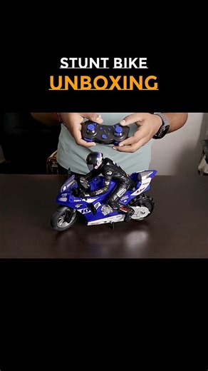 Remote Control Stunt Bike 😱⚡️ #shorts #ytshorts #rctoys #rccar #bike