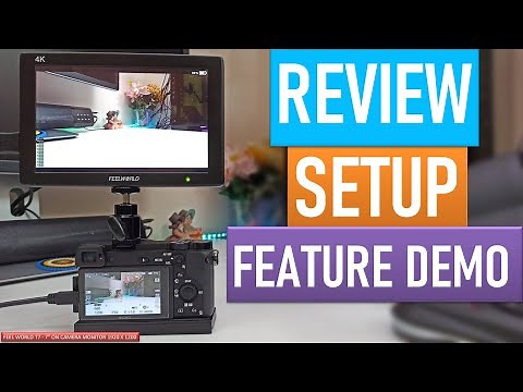 FEELWORLD T7 7-inch On-Camera Monitor | Review | Setup | Demo