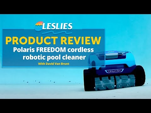 Polaris FREEDOM Cordless Robotic Pool Cleaner Review w/‪@SPL‬ | Leslie's